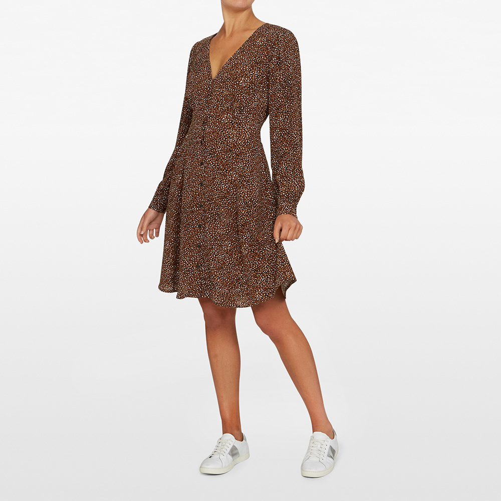 French Connection Australia Spot Long Sleeve Dress | Australian Women ...